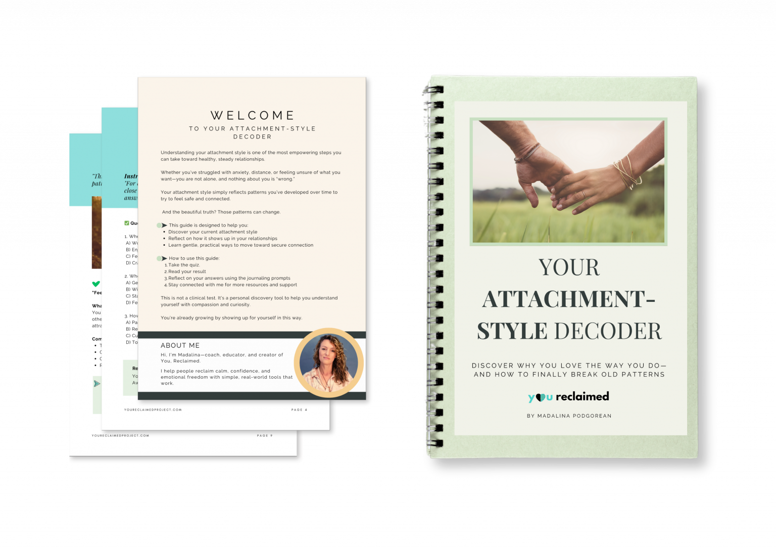 Attachment Style Quiz – You, Reclaimed Project